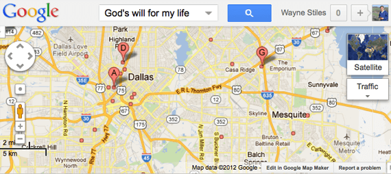 Google Maps and Knowing God's Will for Your Life